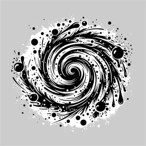 Premium Vector Circle Splash Grunge Vector