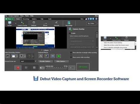 Debut Video Capture And Screen Recorder Software 8 23 Beta YouTube