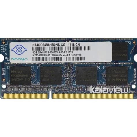 خرید و قیمت رم لپ تاپ نانیا 4GB مدل DDR3 باس 1333MHZ-10600 چین ...