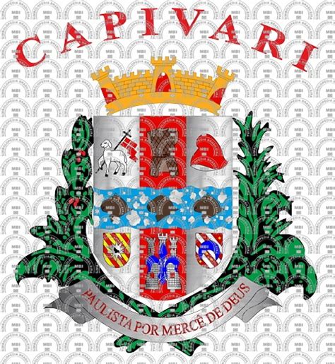 Brasão e Bandeira da Cidade de Capivari SP mbi br