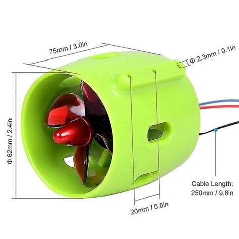1000kv Undervands Børsteløs Motor Med Uret Med 4 Blads Propeller 12 24v
