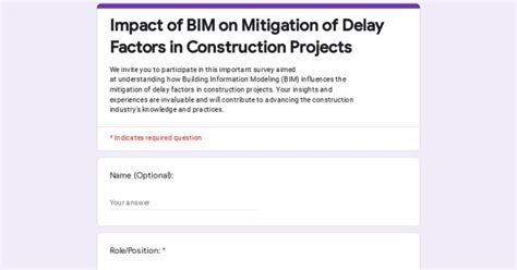 Mohammad Ali Mujawar On Linkedin Impact Of Bim On Mitigation Of Delay Factors In Construction
