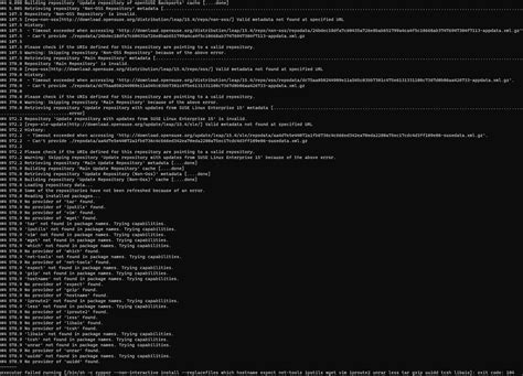 Is Repository Down I Am Getting Error As Show In Attachments Issue