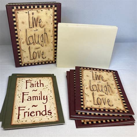 Primitive Note Cards Etsy