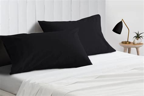 Egyptian Cotton Queen Size Pillow Covers Solid And Fade Resistance Pillow