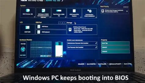 Windows Pc Keeps Booting Into Bios [fix]