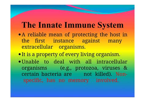 Vertebrate Immunology Innate And Aquiredpptx