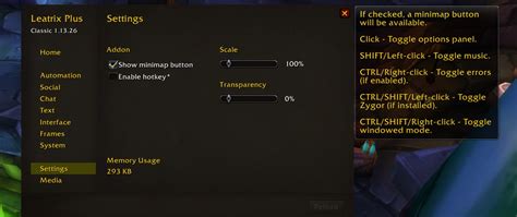 Leatrix Plus Classic Wow Classic Addon 113 Warcraft