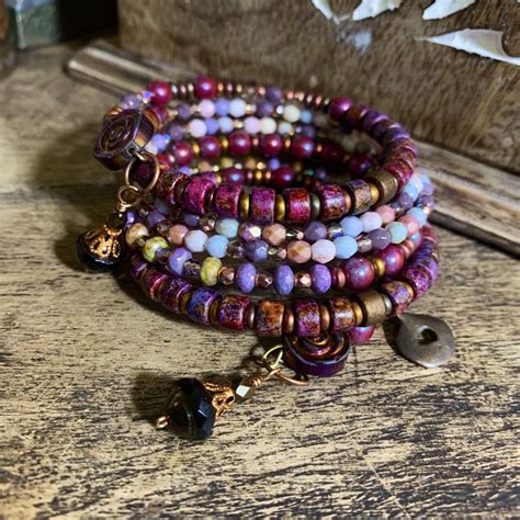 Excited To Share This Item From My Etsy Shop Gypsy Beaded Purple
