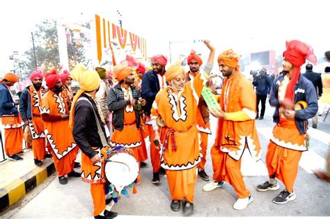 Folk Artists Perform Ahead Of The Consecration Ceremony At The Ram Mandir