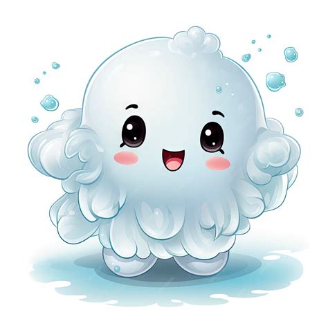 Premium Photo Animated Halloween Kawaii Specter Figure Clutching