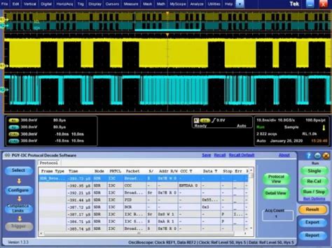 Oscilloscope I3c Decode Software Imex Systems And Instruments