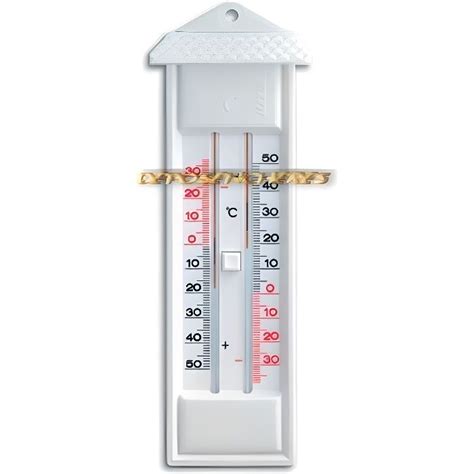 Thermomètre mini maxi d extérieur TFA blanc Achat Vente thermomètre baromètre Thermomètre