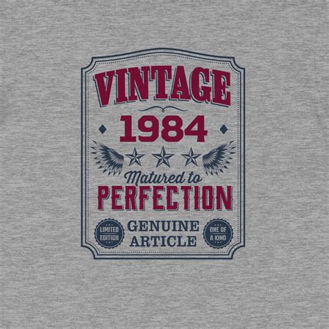 Vintage 40th Birthday T Shirt — Lemonmade