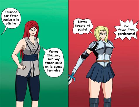 Tsunade Erza Swap Esp By Kanzaki134 On Deviantart