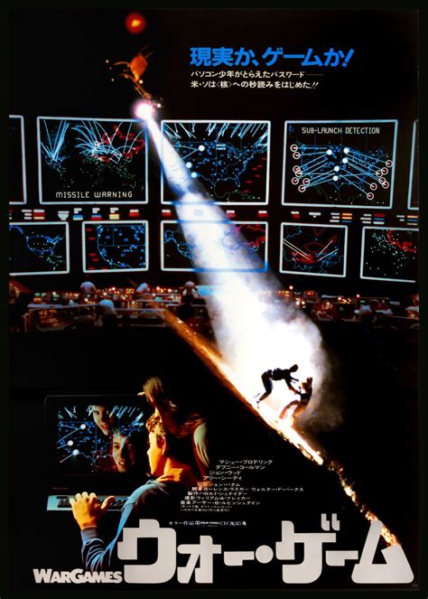 Wargames 1983 Original Japanese B2 Movie Poster Original Film Art