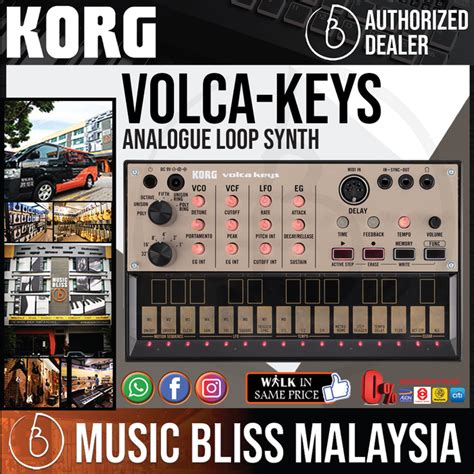 Korg Volca Keys Analogue Loop Synth Volca Keys Music Bliss Malaysia