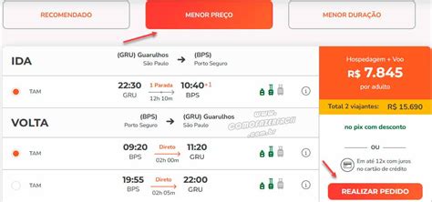 Como pesquisar ofertas de pacotes de réveillon na 123Milhas