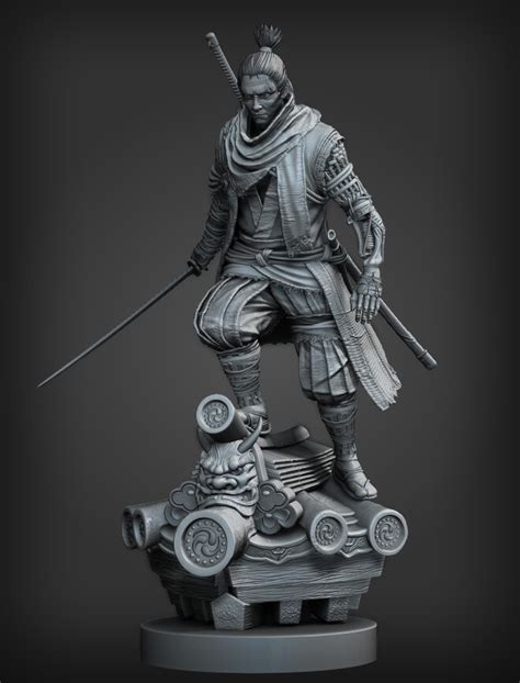 Artstation Sekiro Fanart Statue Collectible
