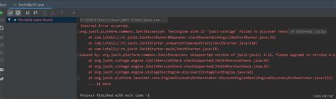 解决junit单元测试报错问题 unsupported version of junit junit 4 11 please u csdn博客