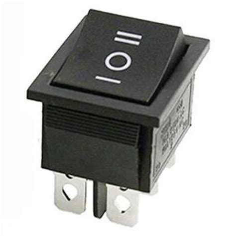 Dpdt On Off On Rocker Switch 16a 250v Ac 6pin Robocraze