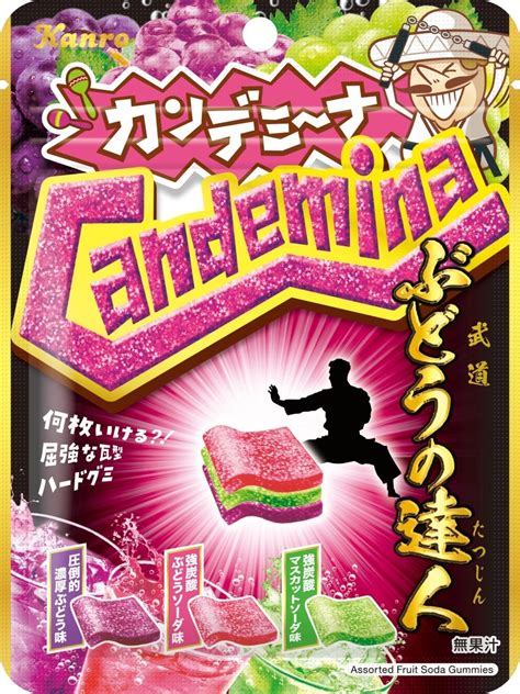 独自形状でハードな“屈強食感”が楽しめるカンロ「カンデミーナグミぶどうの達人」新発売 グルメプレス