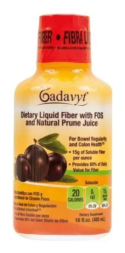 Suplemento En Líquido Gadavyt Suplementos Fibra Liquida Fibra Dietetica