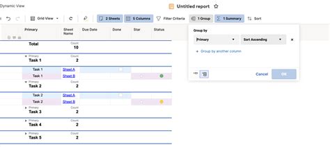 built a report columns populated by a smartsheet form are showing