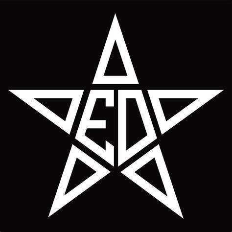 EO Logo Monogram With Star Shape Design Template 16568036 Vector Art At