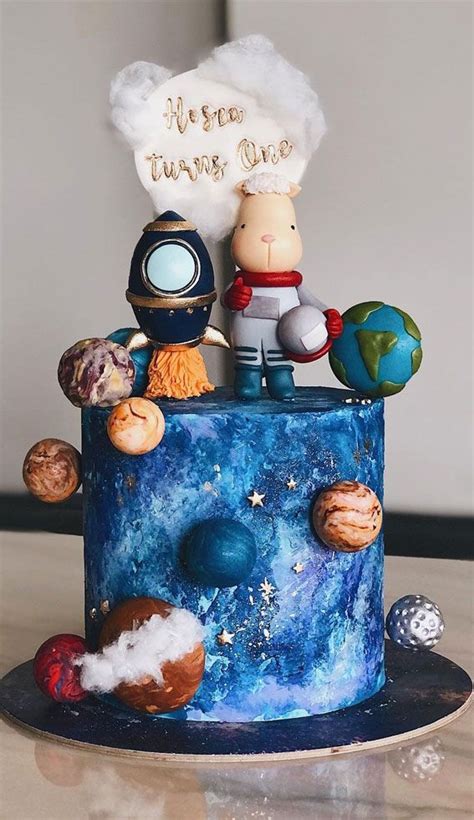 39 Cake Design Ideas 2021 Space Themed Birthday Cake Themed