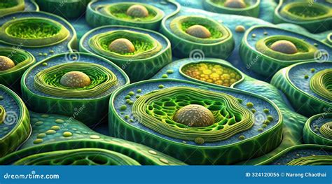 Thylakoid Membrane Bound Chloroplast Compartments Structure Outline