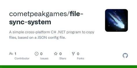 GitHub Cometpeakgames File Sync System A Simple Cross Platform C NET Program To Copy Files