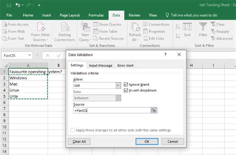 How To Create A Dropdown List In Excel