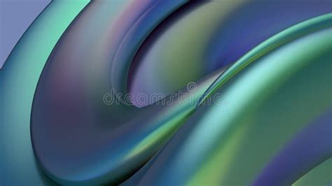 Organic Chrome Reflective Metal Geometry Contemporary Impressionist