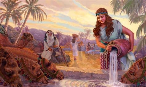 Rebeca Un Ejemplo De Fe Génesis 2458 Bible Pictures Bible Art