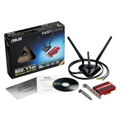 Wi Fi Adapter Asus Pce Ac68 Pcie Connection Buy Online