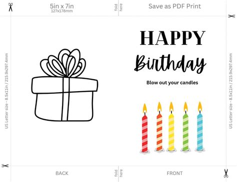 Happy Birthday Blow Out Your Candles Etsy