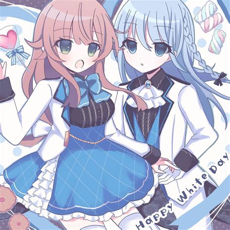 ホワイトデー🤍💙💚