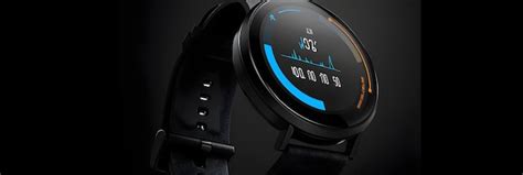 Smartwatch Displaying Health Data And Notifications Premium Ai