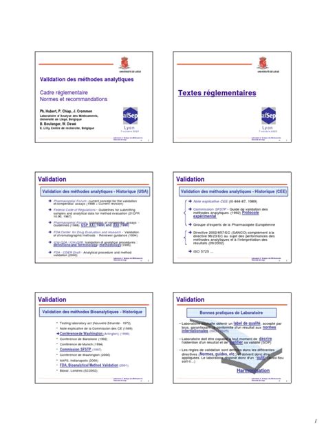 Validation Methodes Analytique Pdf Linéarité Écart Type