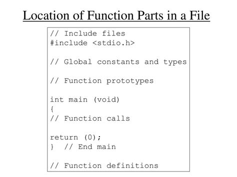 Ppt Functions In C Powerpoint Presentation Free Download Id736483