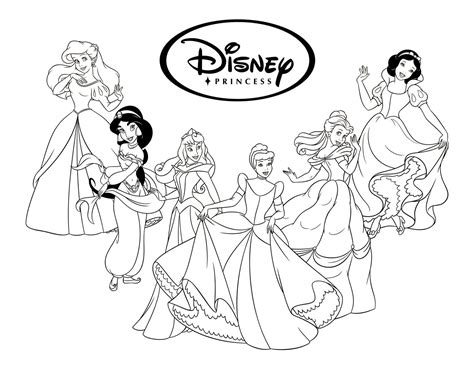 Princesas Disney Para Colorir E Imprimir Muito Fácil Colorir E Pintar