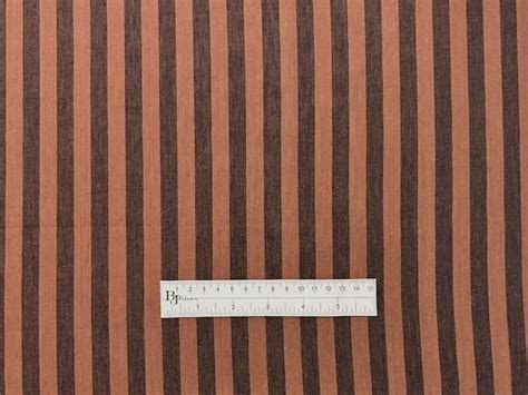 Woven Cotton Voile Stripe In Cocoa Bandj Fabrics
