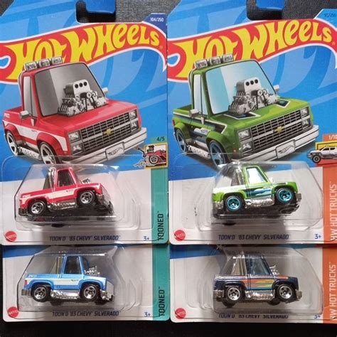 Hot Wheels Toon D Chevy Silverado Shopee Malaysia