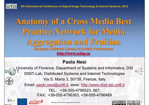 Anatomy Of A Cross Media Best Practice Network For Media Aggregation And Fruition Ppt
