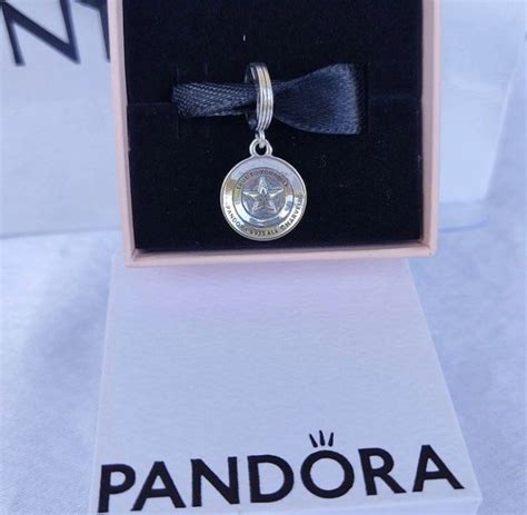 Pandora Marvel The Avengers Captain America Shield Dangle Charm On
