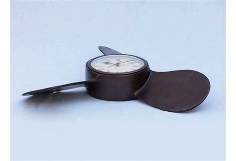 Decorative Antique Copper Ships Propeller Clock 18