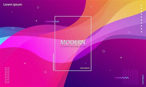 Premium Vector Dynamic Colorful Wave Background