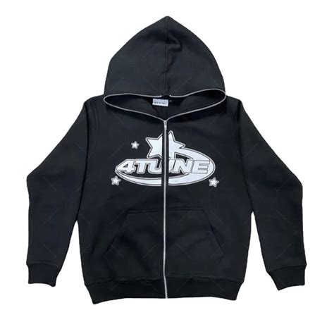 y2k retro printingd zip up sweatshirt harajuku oversized men s hoodies