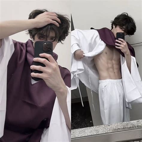 Shooshimooshi Lazily Cosplaying Choso From Jjk Hair Inspiration Short Pretty People Cute